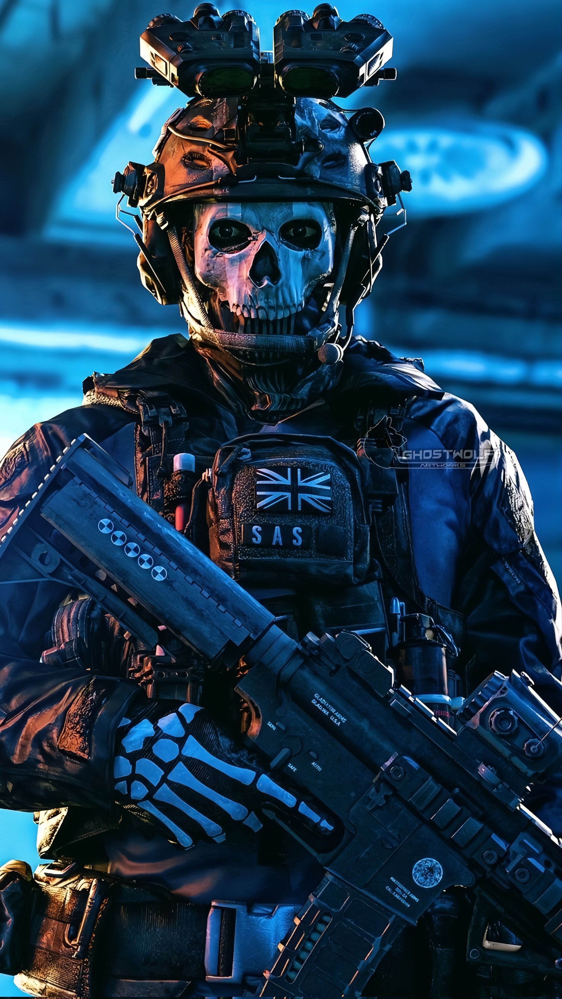 Ghost SAS Skull Mask Operator 4K | BEST FREE HD and 4K WALLPAPERS | HD ...