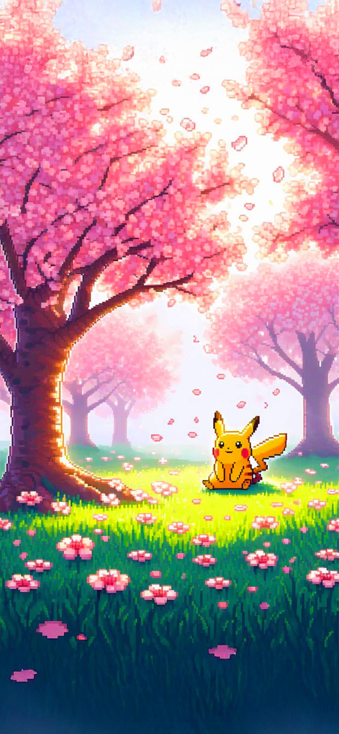 Pixel Pikachu HD WALLPAPER FORS