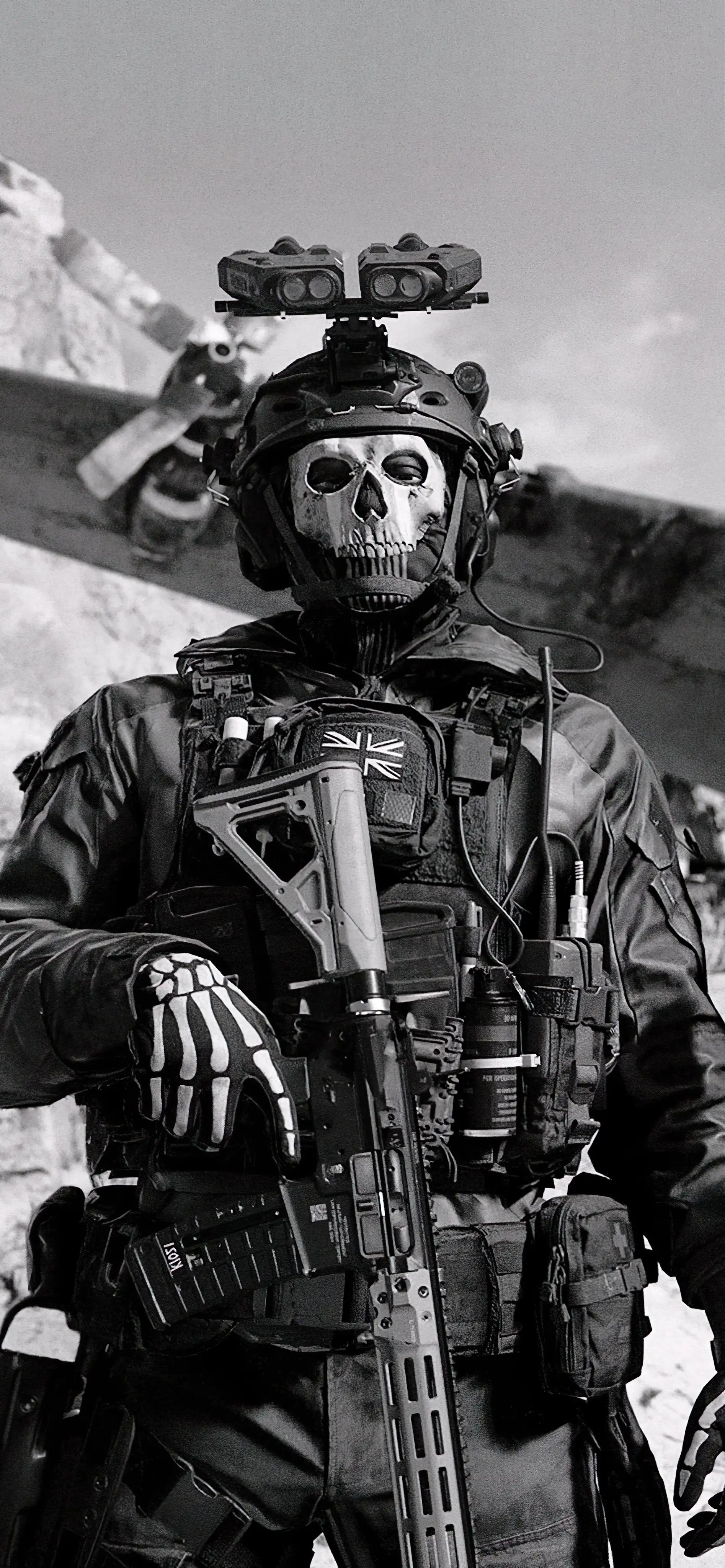 Ghost SAS Skull Mask Operator 4K | BEST FREE HD and 4K WALLPAPERS | HD ...